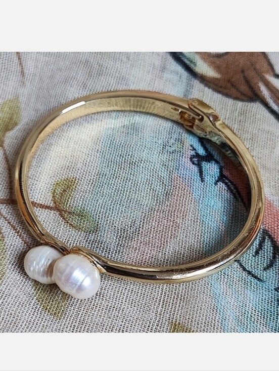 Unsigned | Jewelry | Potato Pearls Pearl Gold Tone New Heavy Well Made ...
